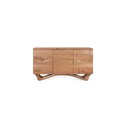 Giner y Colomer Handgefertigtes Sideboard aus Akazienholz 140 cm in Brown | Gr.: onesize