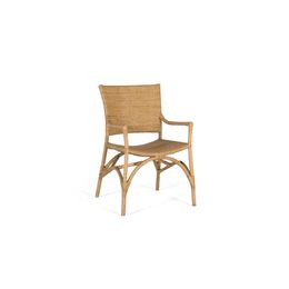 Giner y Colomer 2-er Set: St&uuml;hlen aus Rattan und Bambusstruktur in Brown | Gr.: onesize