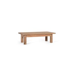 Giner y Colomer Rechteckiger Couchtisch aus massivem Akazienholz in Brown | Gr.: onesize