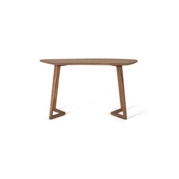 Giner y Colomer Schreibtisch aus massivem Akazienholz in Brown | Gr.: onesize