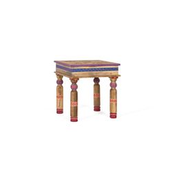 Giner y Colomer Couchtisch aus Mangoholz mit handbemalten Details in Multicolored | Gr.: onesize