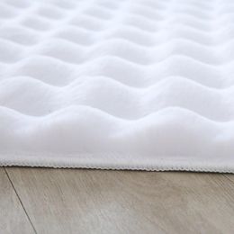 Ayyildiz Teppiche Hochflor-Teppich &raquo;AMBIANCE 5110&laquo; rechteckig 25 mm H&ouml;he L&auml;ufer / Besonders weich / Dicker Flor / Pflegeleicht wei&szlig; Polyester