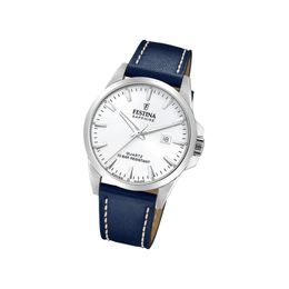 Analog-Armbanduhr Festina Swiss Made blau gro&szlig; (ca. 41mm) | Gr.: onesize