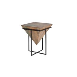 Giner y Colomer Ecktisch aus Metall und Holz in Brown | Gr.: onesize