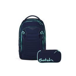 Satch Schulrucksack-Set MATCH PLUS "Ocean Mint" 2-tlg. in Blau | Gr.: onesize