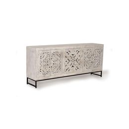 Giner y Colomer Sideboard aus Mangoholz in White | Gr.: onesize