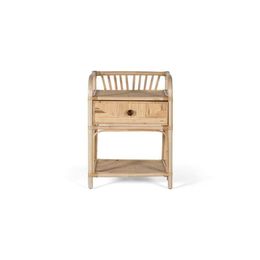 Giner y Colomer Nachttisch aus Rattan nat&uuml;rlich und warm in Brown | Gr.: onesize