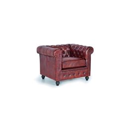 Giner y Colomer Sessel aus Naturleder in Brown | Gr.: onesize