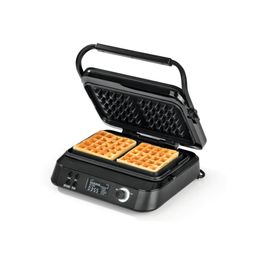 N8WERK Waffeleisen Belgische Waffeln 1600W schwarz Schwarz | Gr.: onesize