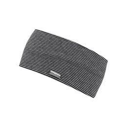 Chillouts Damen Chillouts Stirnband &raquo;Farum Headband&laquo; D&uuml;nn gestreiftes Baumwoll-Stirnband mit sanfter Oberfl&auml;che schwarz
