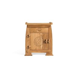 Giner y Colomer Nachttisch aus massivem Teakholz 60 cm hoch in Brown | Gr.: onesize