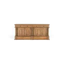 Giner y Colomer Sideboard mit 4 Schubladen und 4 T&uuml;ren aus Mangoholz in Brown | Gr.: onesize
