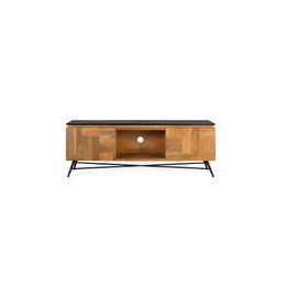 Giner y Colomer TV-Schrank aus Mangoholz mit nat&uuml;rlichem Finish 150 cm in Brown | Gr.: onesize