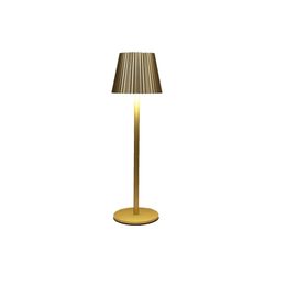 Coen Bakker LED Tischlampe dimmbar IP44 Innen & Au&szlig;en 36,5x11cm in Gold | Gr.: onesize