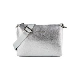 Mandarina Duck Mellow Metal Umh&auml;ngetasche Leder 23 cm in silver | Gr.: onesize
