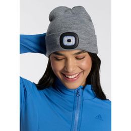Chillouts Unisex Chillouts Beanie &raquo;ChillLight Hat&laquo; mit integrierter, wiederaufladbarer Leuchte grau