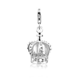 NENALINA Charm 925 Sterling Silber Krone in Silber | Gr.: onesize