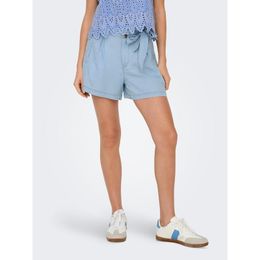 Only Damen Only Shorts &raquo;ONLCHARIS LIFE HW BELT SHORTS CC WVN&laquo; blau S (36), N-Gr