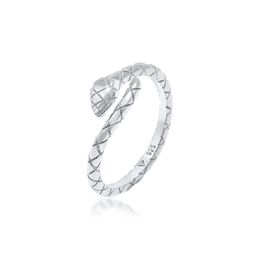 Elli Ring 925 Sterling Silber Schlange in Silber | Gr.: onesize