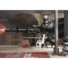Komar Fototapete &raquo;Digitaldruck Vlies - Star Wars The Mandalorian Blaster, Gr. 500x250 cm&laquo; bedruckt glatt Kinderzimmer bunt Vlies