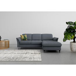 Sit & More sit&more Ecksofa &raquo;Maggiore L-Form&laquo; wahlweise mit Kopfteilverstellung, Bettfunktion und Bettkasten grau 98% Polyester, 2% Polyamid