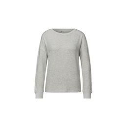 Street One Langarmshirt in pelican grey mel. | Gr.: 38