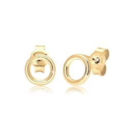 Elli Ohrringe 585 Gelbgold Geo, Kreis in Gold | Gr.: onesize