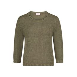 Betty Barclay Strickpullover mit 3/4 Arm in Dusty Olive | Gr.: 36