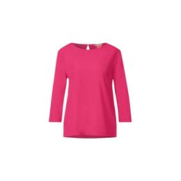 Street One Langarmshirt in Coral Blossom | Gr.: 42