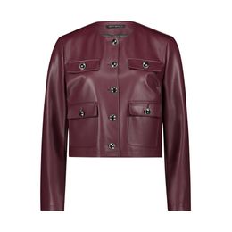 Betty Barclay Blazer-Jacke langarm in Dark Aubergine | Gr.: 46
