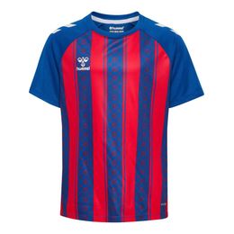 Hummel T-Shirt Raglan&auml;rmel Hmlmatch Kinder in TRUE BLUE/TRUE RED | Gr.: 128