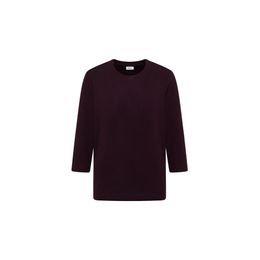 Cecil Langarmshirt in eggplant red | Gr.: XXL