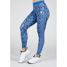 Gorilla Wear Osseo Leggings - Blau | Gr.: XL
