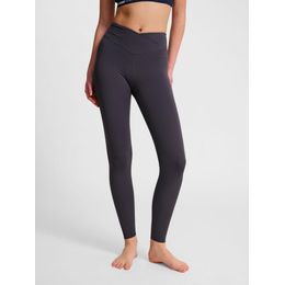 Hummel Leggings Hmlyoga Multisport Damen in EBONY | Gr.: L