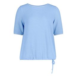 Betty Barclay Casual-Shirt mit Tunnelzug in Azurine | Gr.: 48