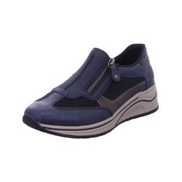 Rieker Lowtop-Sneaker in pazifik/schwarz | Gr.: 39