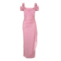 Vera Mont Abendkleid im Glitzer-Look in Ros&eacute;/Silver | Gr.: 40