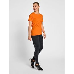 Hummel T-Shirt Hmlred Damen in ORANGE TIGER | Gr.: S