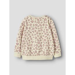 name it Damen Sweatshirt &raquo;NMFDAVINA LS SWEAT FLEECE BRU NOOS&laquo;, in klassischer Form und mit tollem Alloverprint beige 80