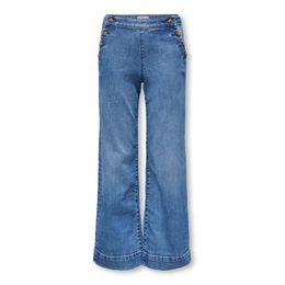 KIDS Only Jeans mit weitem Bein in Medium Blue Denim | Gr.: 140