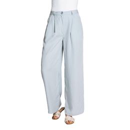 Zhrill Damen Stoffhose Sommerhose mit Taschen blau 25, N-Gr