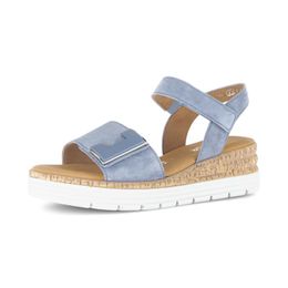 Gabor Unisex Keilsandalette &raquo;GENUA&laquo; , Riemchensandale, Komfortschuh, Schmuckelement, G-Weite 41