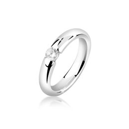 NENALINA Ring 925 Sterling Silber Verlobungsring in Silber | Gr.: 56