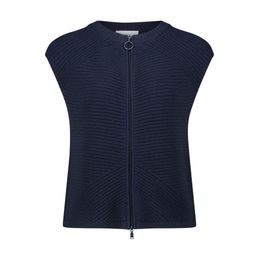 Betty Barclay Grobstrickjacke ohne Arm in dunkelblau | Gr.: 38