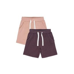 Minymo Sweatshorts MIGirls 2er-Pack in Rosa | Gr.: 134