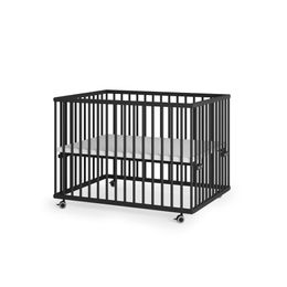 S&auml;mann Laufgitter - Black Edition - Premium Kollektion | Gr.: 100x100 cm