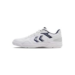 Hummel Hallenschuh Court Control Innenbereich Erwachsene in WHITE/BLACK IRIS | Gr.: 43