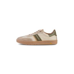Camel Active Sneaker mit farbigen Designelementen in Beige-Gr&uuml;n | Gr.: 46