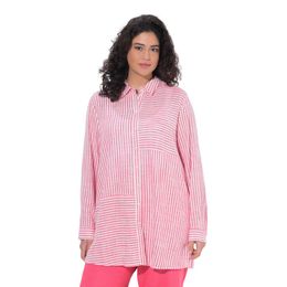 Ulla Popken Bluse in helles fuchsia | Gr.: 62-64