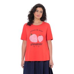 Ulla Popken Shirt in coralle | Gr.: 46-48
